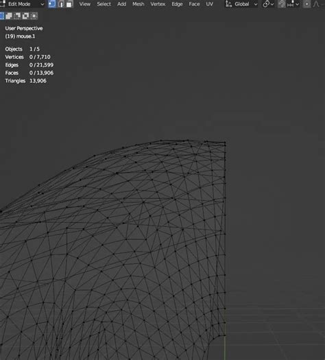 Object Different Size In Edit Vs Object Mode Rblender