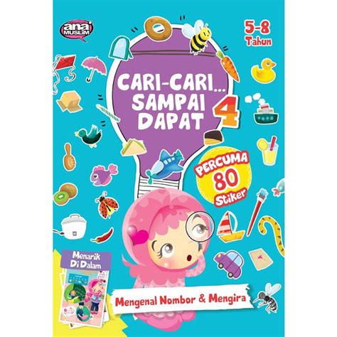 ANA MUSLIM Buku Aktiviti SIRI CARI CARI SAMPAI DAPAT 4 Shopee Malaysia