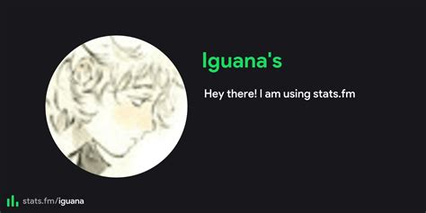 Iguanas Stats Streams And More Stats Fm