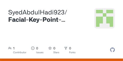Github Syedabdulhadi923facial Key Point Detection On Kaggle Dataset