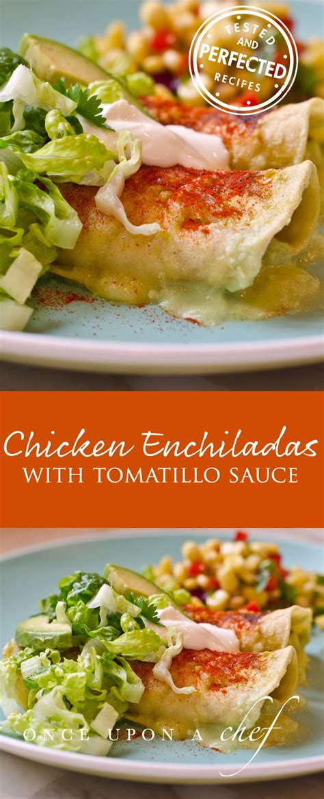 Chicken Enchiladas With Tomatillo Sauce