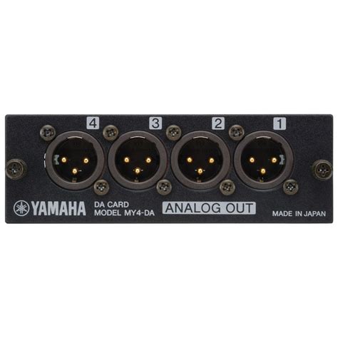 Yamaha MY4DA 4 Channel Analog Output Card