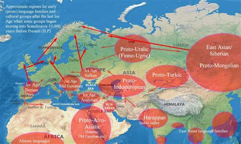 After The Ice Maps Of Early European Migrations Map Ancient Maps