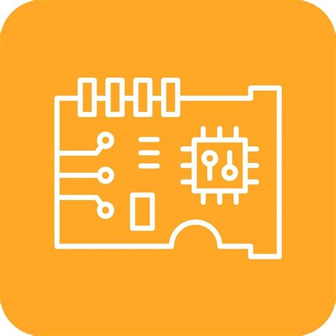 Circut Line Round Corner Background Icons 14809673 Vector Art At Vecteezy