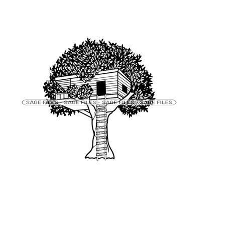 Tree House Svg Treehouse Svg Tree House Clipart Tree Hous Inspire