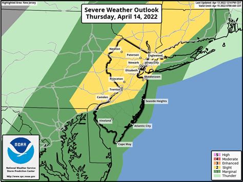 Nj Weather Severe Thunderstorm Threat Looms After 2 Warm Days