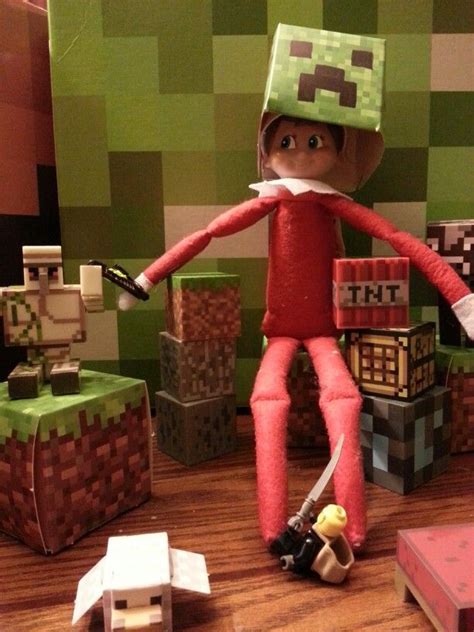 Minecraft Elf Elf Elf On The Shelf Holiday Decor
