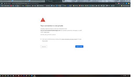 Your Connection Is Not Private Site Forum Feedback Nsane Forums