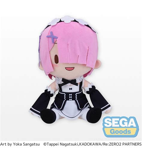 Fuwapuchi Rezero Starting Life In Another World Ram Large Plush Tokyo Otaku Mode Tom