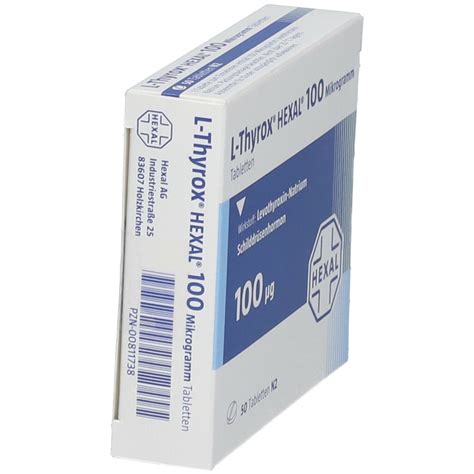 L Thyrox® Hexal® 100 µg 50 St Mit Dem E Rezept Kaufen Shop Apotheke