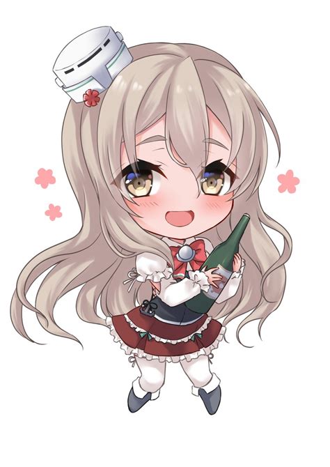 ポーラ艦これ ザラ艦隊これくしょん 「tlに深刻な重巡洋艦不足 小さいザラポラちゃん 」真白雪夜冬場は引きこもりのイラスト