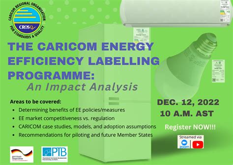 Join Us For An Impact Analysis Of The Caricom Energy Efficiency