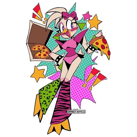 Glam Rock Chica Fnaf Fanart