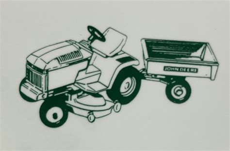 Decal John Deere L And G Tractor Set Green Dj1035 Midwest Decals