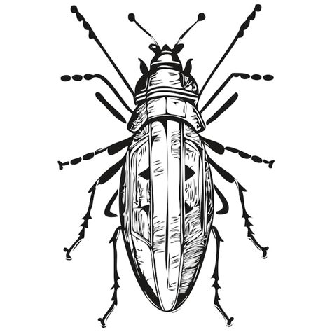 Premium Vector Bug Sketch Hand Drawing Of Wildlife Vintage Engraving