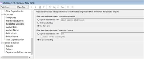 Template For Repeated Footnote Citations Not Working Endnote Styles