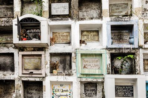 Mausoleums And Crypts At Cemetery Slums At The North Cemetery Editorial