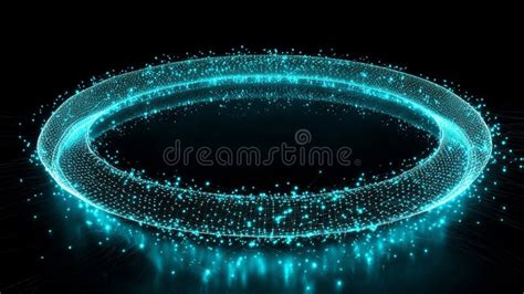 Abstract Network Circle With No Center Generative Ai Stock