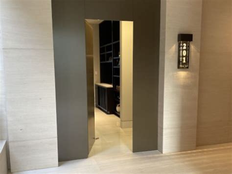 Secret Passageway Gallery Bookcase Door In Alder Finish