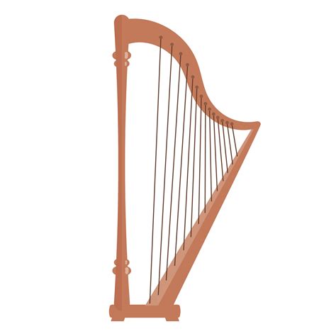 Harp Vector Illustration 22167517 Vector Art At Vecteezy