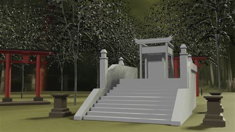 blender練習 日式風格01 fish9202的創作 巴哈姆特