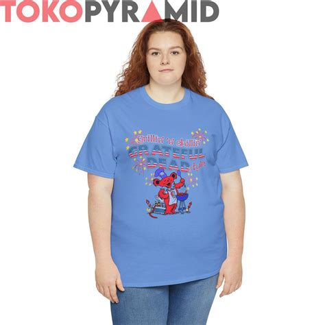 Vintage Grateful Dead Grillin N Chillin Shirt Tokopyramid