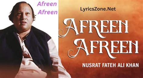 Afreen Afreen Lyrics Nusrat Fateh Ali Khan Lyrics Zone