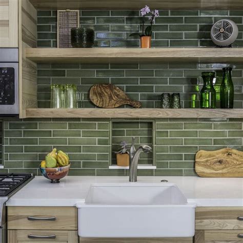 Fireclay Tile Fireclay Tile Green Kitchen Fireclay Tile Kitchen Inspirations
