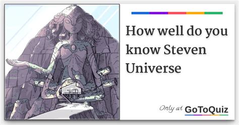 How Well Do You Know Steven Universe
