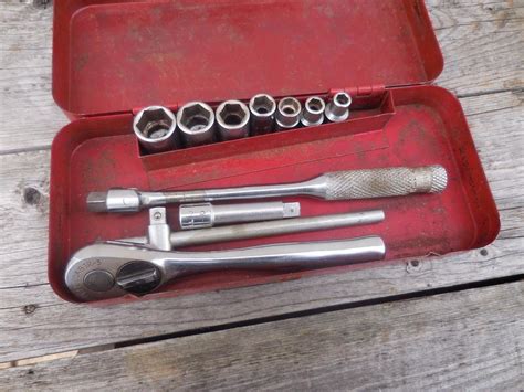Vintage Cornwell 1 4 Drive Socket Set W Tr 3 Ratchet 1792226592