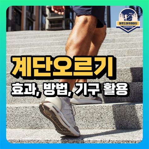 계단오르기 효과 및 운동 방법 기구 활용하기스텝밀 스텝퍼 일립티컬 외 네이버 블로그