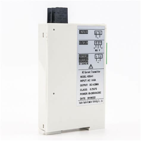 Output Ma V Industrial AC Current Sensor V Wire Transducer Current Transmitter