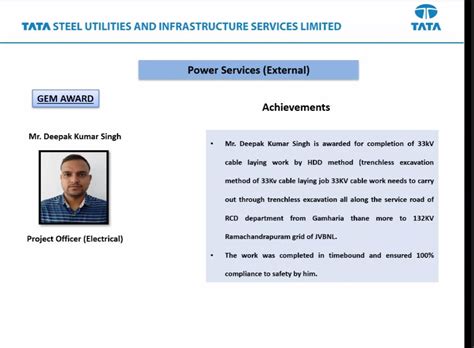 er deepak kumar singh on linkedin tatasteel powerdistribution discom electricalengineer