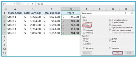how to convert formulas to values in excel 4 easy methods