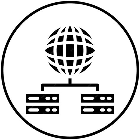 Premium Vector World Data Icon Vector Icon Illustration Of Networking And Data Sharing Iconset