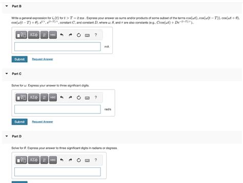 Solved R 3kΩ C 30μf V1 T 50cos 75t V And V2 12 V In The