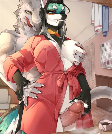 Rule 34 Anthro Armchair Bathrobe Beverage Blue Eyes Bodily Fluids