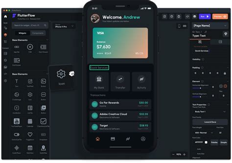 Flutterflow конструктор приложений для Ios и Android что это возможности