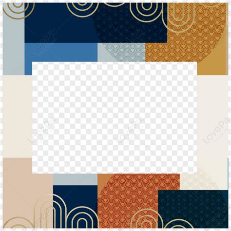 한국 일러스트 전통 문화 색 테두리 전통문양 레트로 대한민국 Png 일러스트 무료 다운로드 Lovepik
