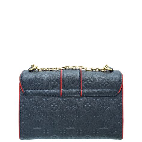 Louis Vuitton Marine Rouge Monogram Empreinte Saint Sulpice Pm Bag
