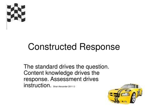 Ppt Constructed Response Definition Types And Implementation