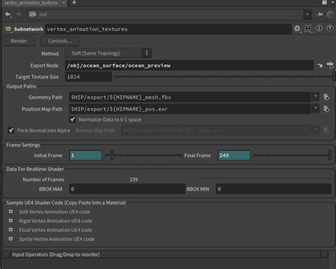 Houdini To Unity Configure Vertex Animation Textures Games Od Forum