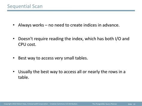 ppt the postgresql query planner powerpoint presentation free