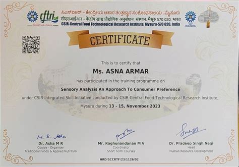 Asna Armar On Linkedin I Am Happy To Share That I Recently Completed A