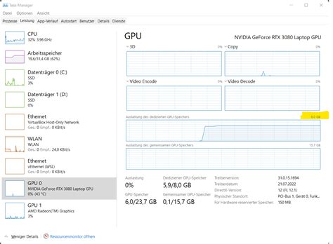 Nvidia Geforce Rtx Laptop Gpu Nur Gb Statt Gb F R Tensorflow