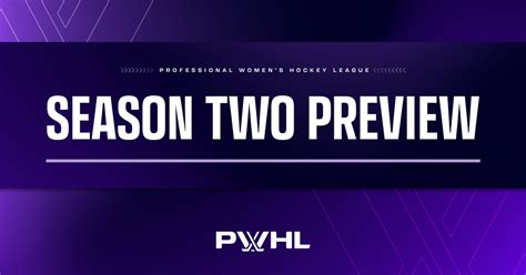 Pwhl Set To Drop Puck For Season Two Following Historic Inaugural