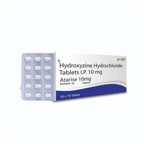 Hydroxyzine 10 Mg Tablet Packaging Type Stripe At ₹ 40stripe In Nagpur