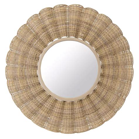 Зеркало круглое в плетеной раме Reed Mirror по цене 32 200 руб. купить ...