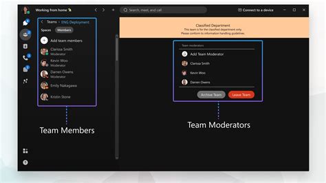 Webex App Roles On Teams And Spaces