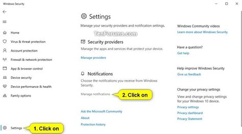 Turn On Or Off Windows Defender Firewall Notifications In Windows 10 Tutorials